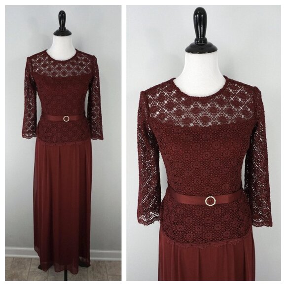 R&M Richards | Dresses | Rm Richards Red Formal Mother Of The Bride ...